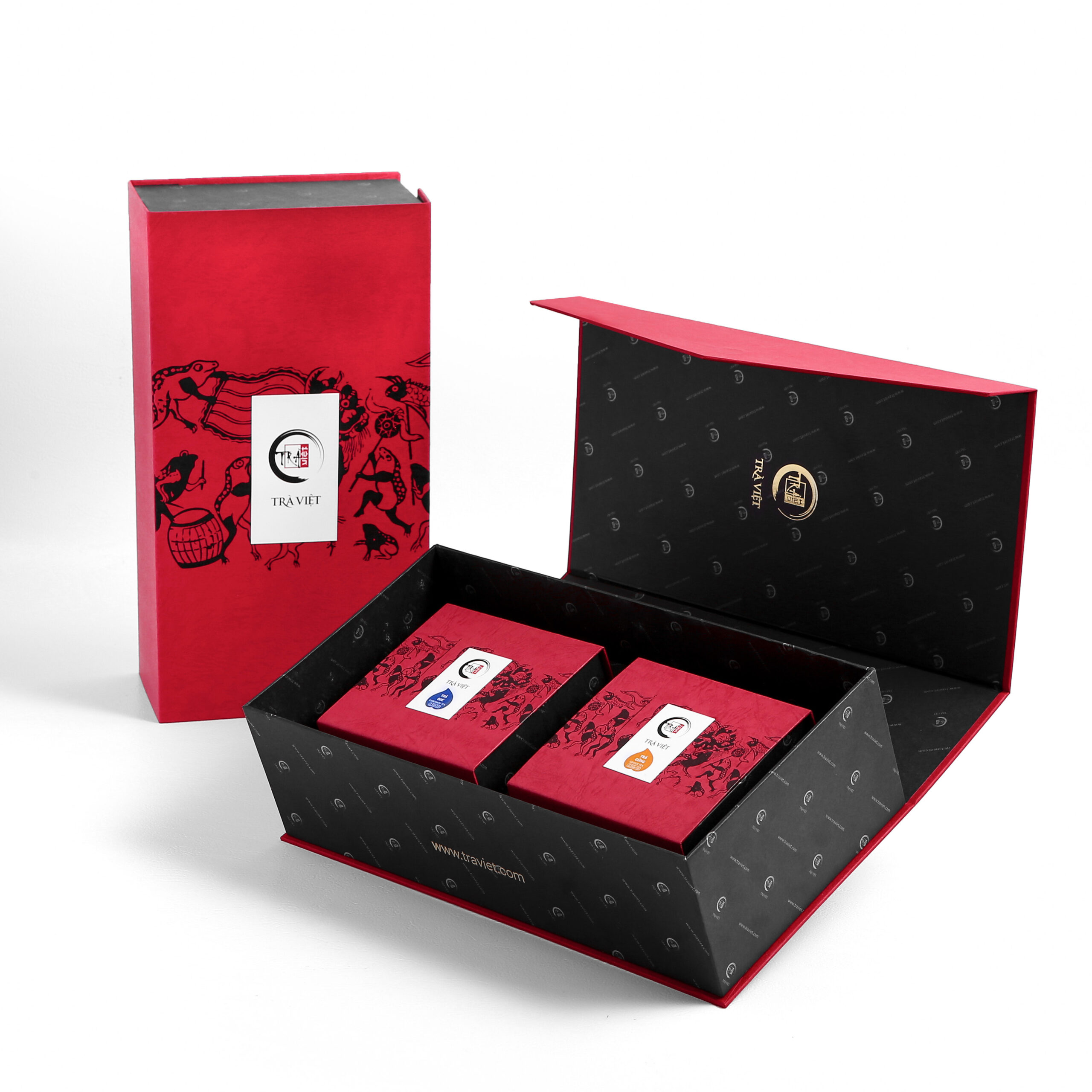 TRAVIET Thai Nguyen Green and Snow Tea Gift Box | Authentic Vietnamese ...